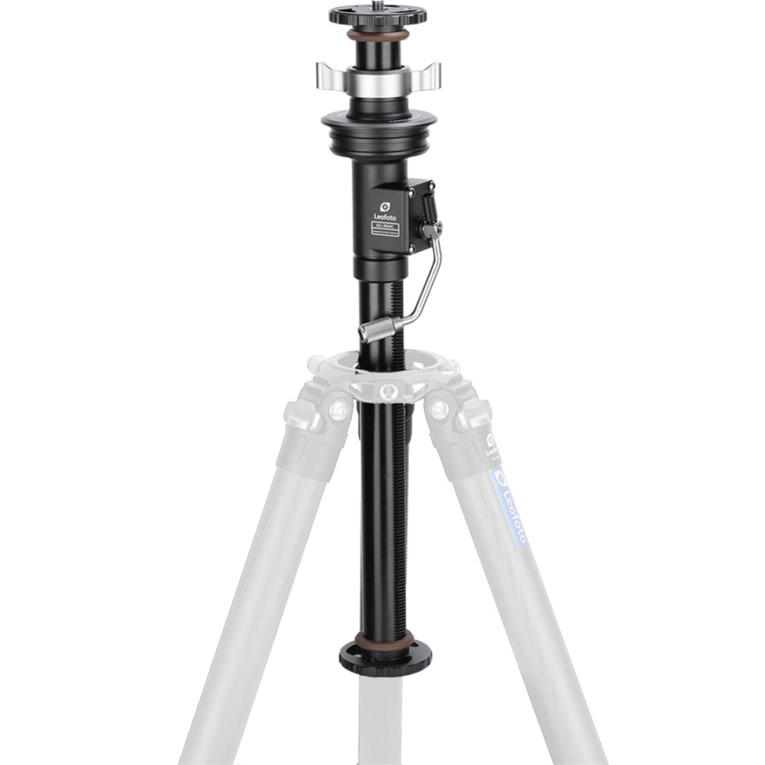 Leofoto GC-404C Geared Center Column for Tripod with 100mm Bowl Adapter ...