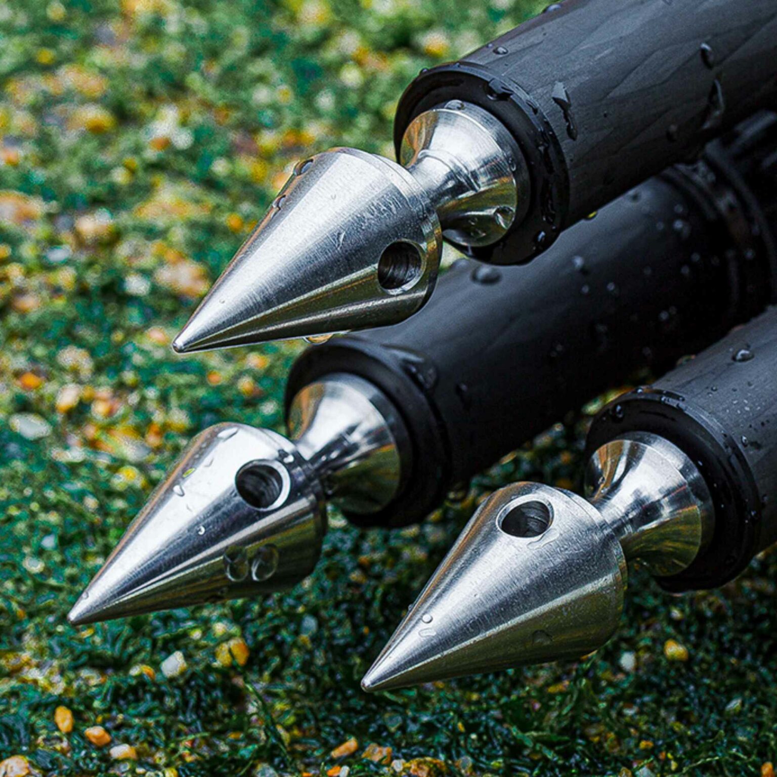 Leofoto TFW Stainless Steel Tripod Spikes with Snow/Sand Shoes for 3/8 ...