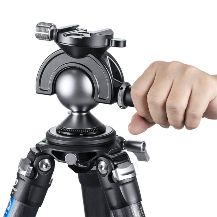 Leofoto MH-40 40mm Inverted Panning Ball Head with BPL-50N Plate ...