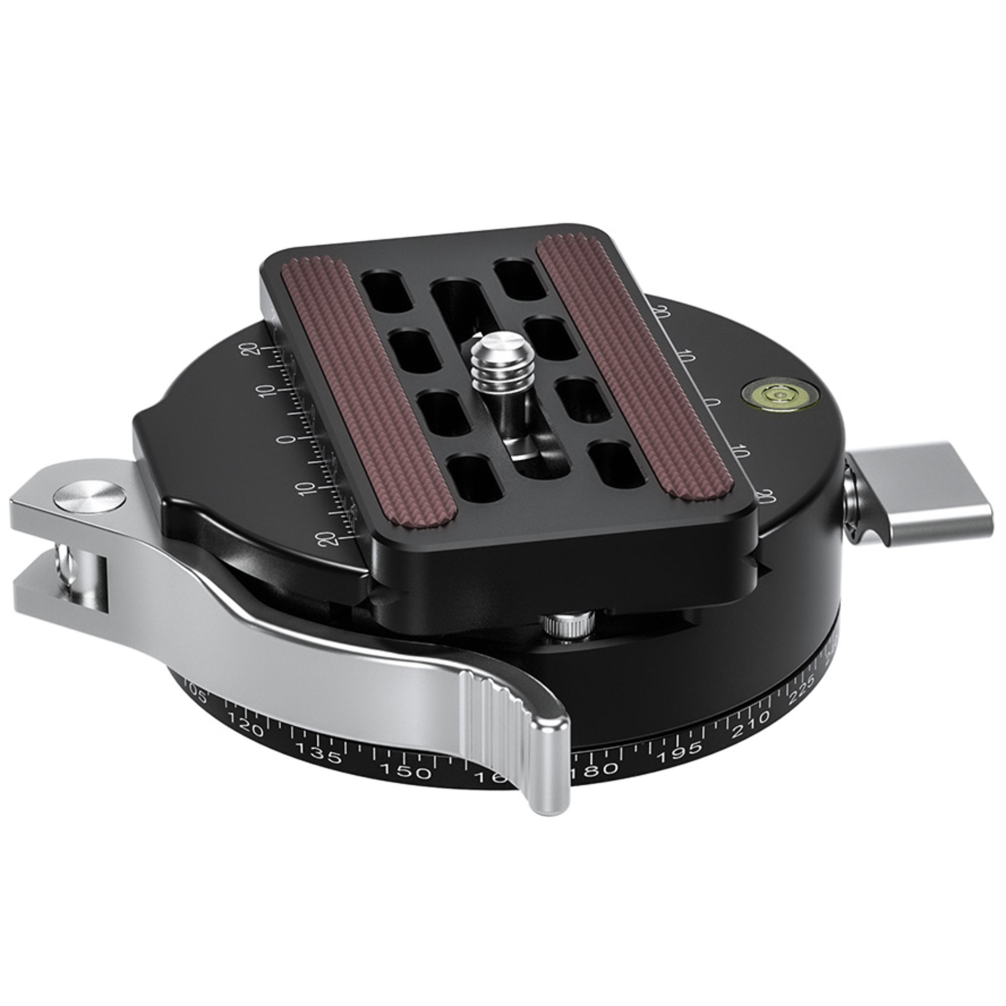 Leofoto PCL-70 70mm Lever Release Panning Clamp and QP-70N Plate ...
