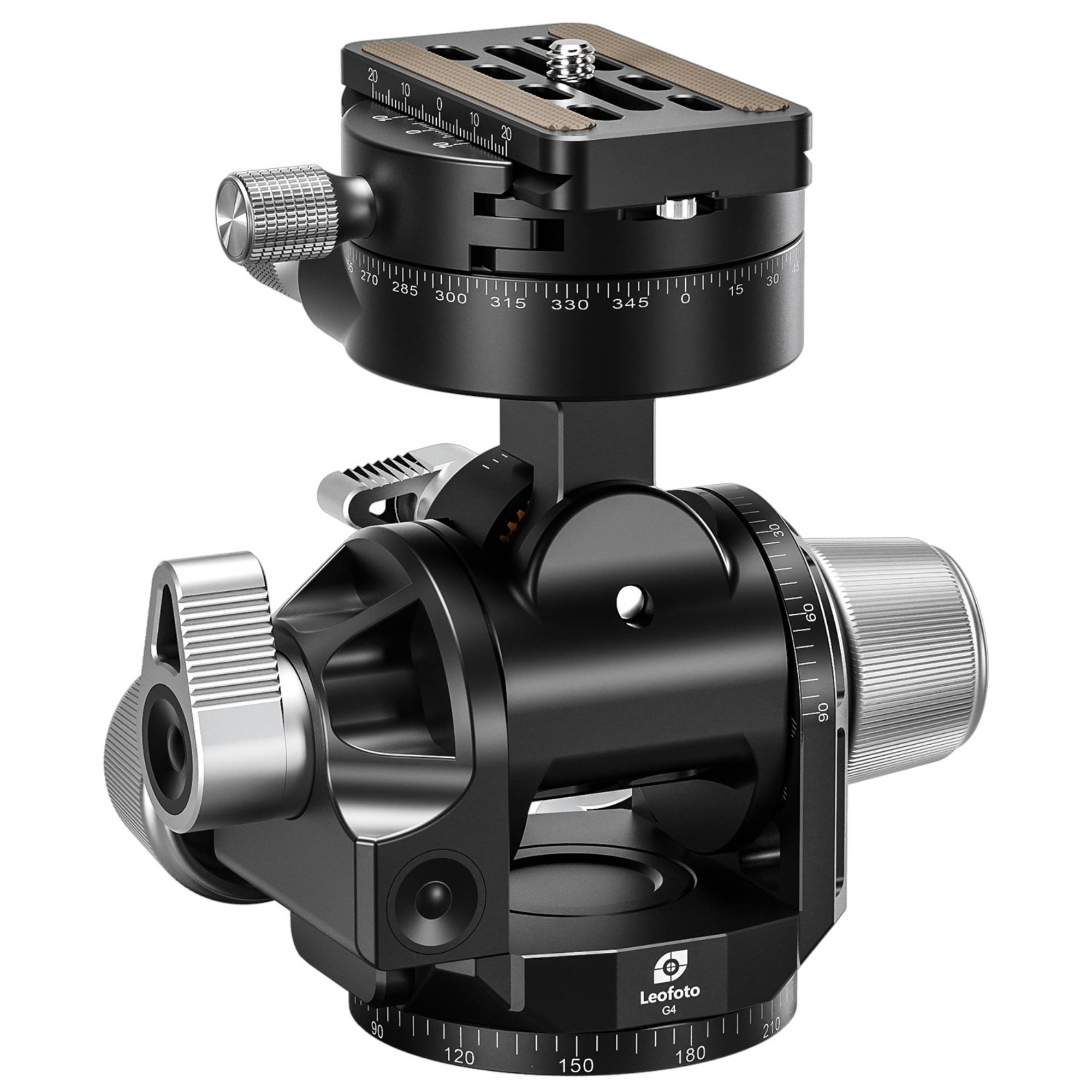 Leofoto G4 Pro 60mm 3-Axis Geared Head with GR-2 Geared Panning Clamp | Leofoto Australia