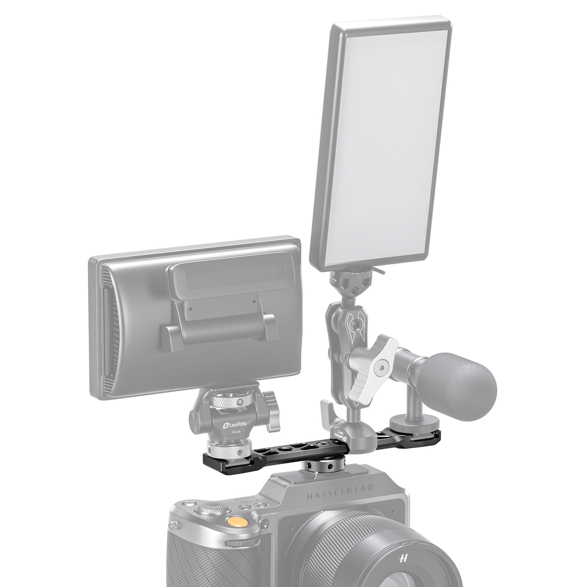 Leofoto AM-8-3 Dual Cold Shoe Adapter with Hot Shoe Mount | Leofoto ...