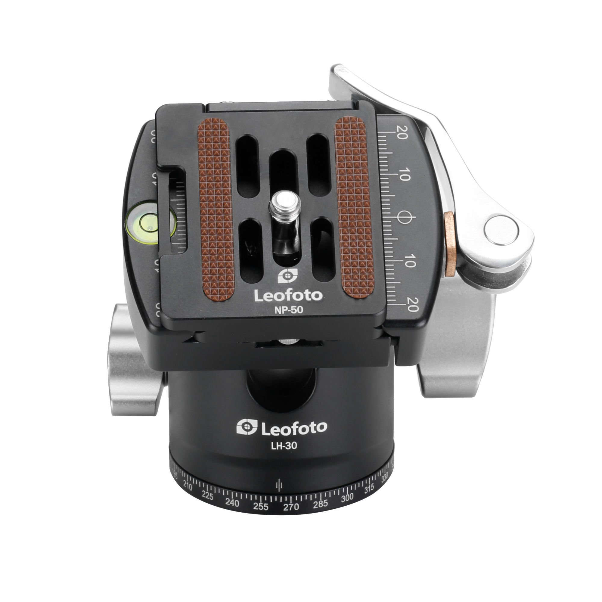 Leofoto LH-30LR 30mm Low Profile Ball Head with LR-50 Quick Release ...