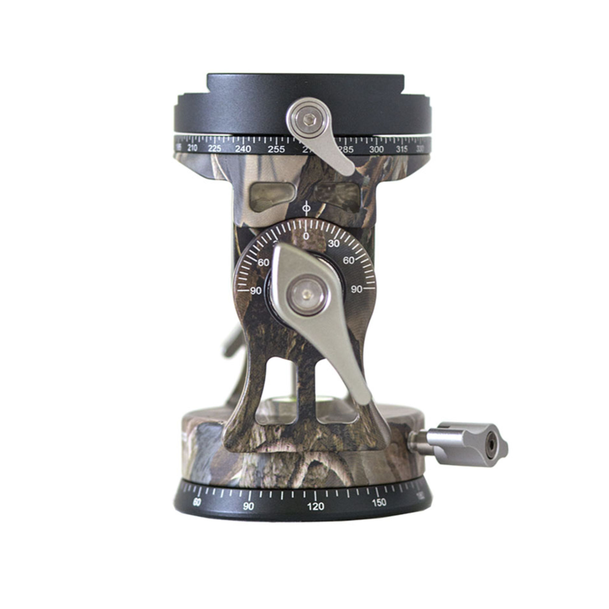 Leofoto VH-30R 2-Way Monopod Head with Panning Clamp and PU-100D Plate ...