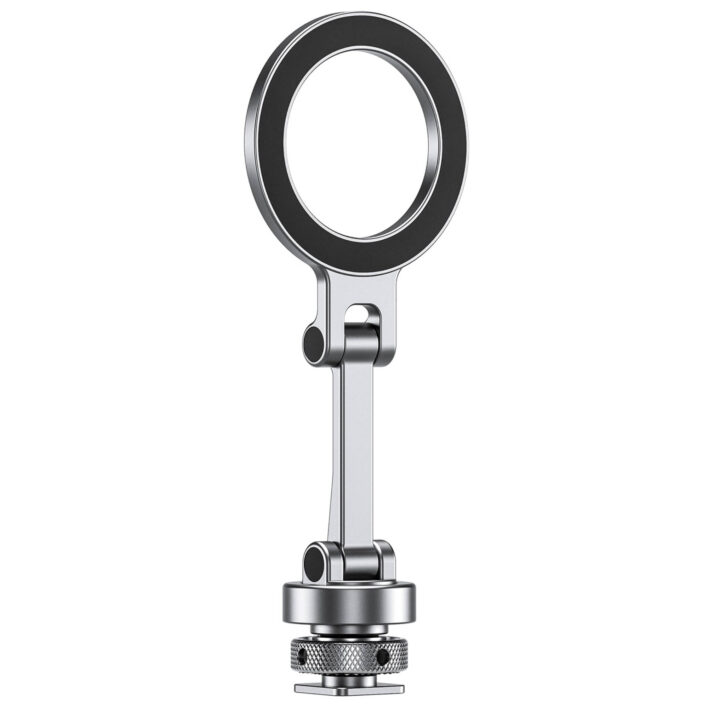 Leofoto PM-03 Magnetic Phone Mount with Cold Shoe Mount - Silver | Leofoto Australia