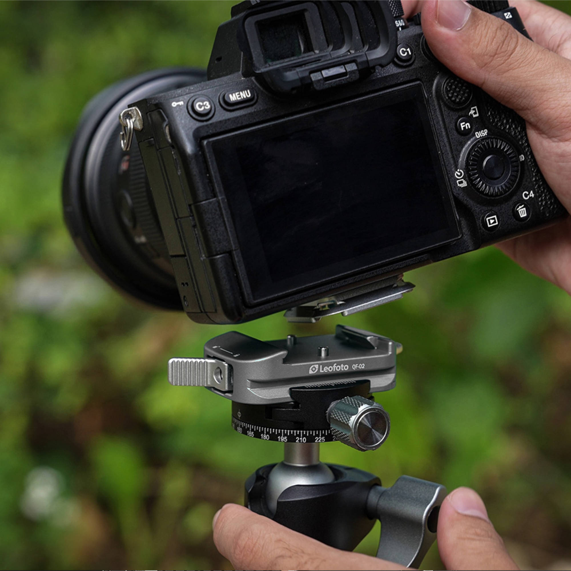 Leofoto QF-02 Quick Release Kit - Black | Leofoto Australia